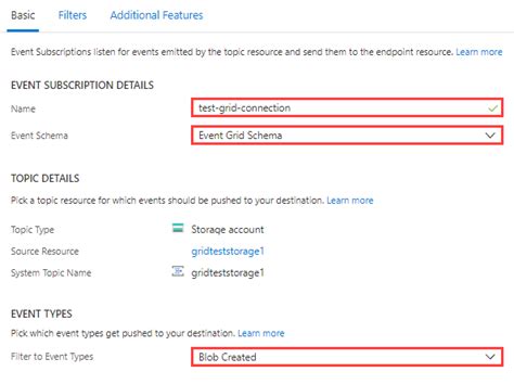 Create An Event Grid Subscription In Your Storage Account Azure Data Explorer Microsoft Learn
