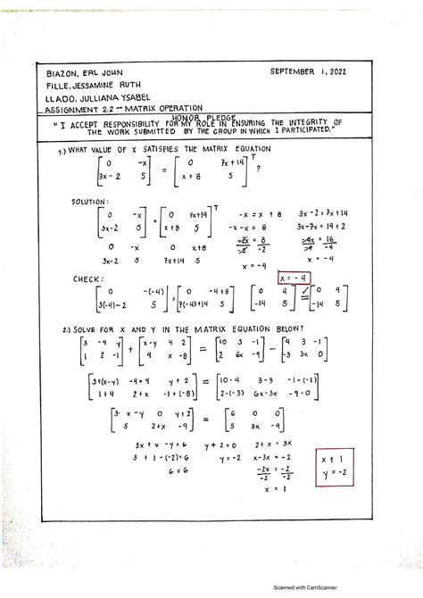 assignment 2 2 matrix operation group 3 september 1 2022 linear