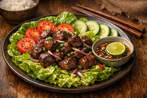 Vietnamese Shaking Beef Thit Bo Luc Lac Recipe