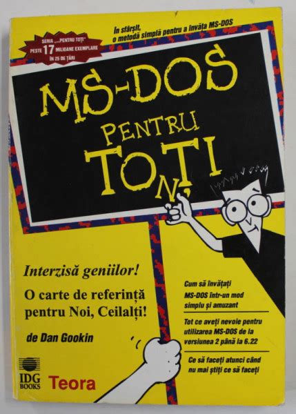 ms dos pentru to n ti de dan gookin 1996