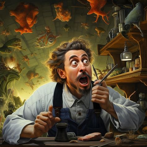 Premium Ai Image A Scientist Doing Research