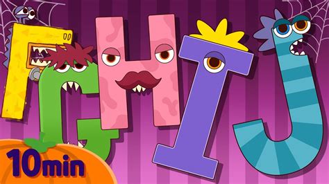 Monster Alphabet Letter F G H I J Song Compilation Youtube
