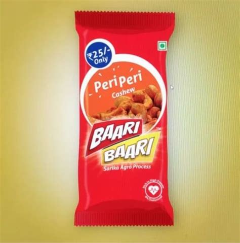 15gm Baari Baari Peri Peri Roasted Cashew At ₹ 20 Pack Cashew Nuts In Vasai Virar Id