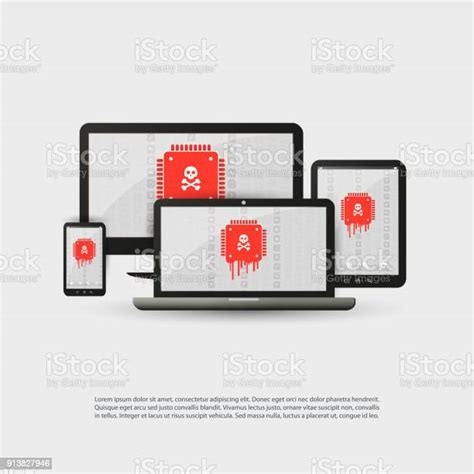 Password Or Data Leak Problem Due To Cpu Bugs And Vulnerabilities Stock