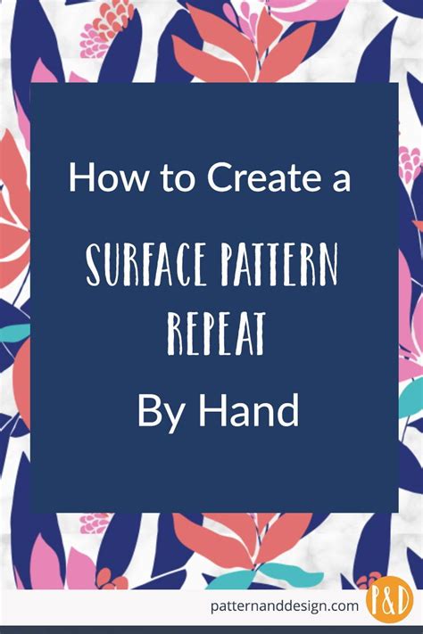 Learn The Steps To Creating Surface Pattern Repeats By Hand Surface Pattern Design Inspiration