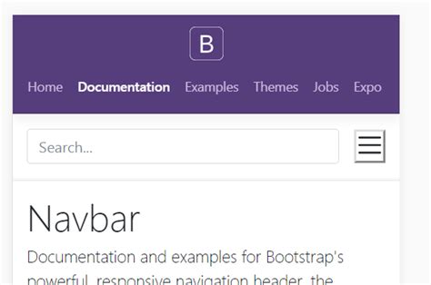 Bd Search Docs Toggler Appearance Issue Twbs Bootstrap GitHub