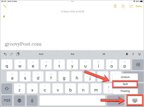 How To Fix The Floating Keyboard On IPad