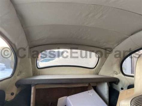 Perforated Ivory Headliner Set For Beetle 1957 1967 Classiceuroparts