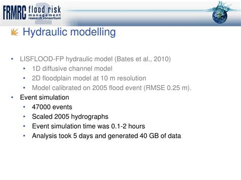 PPT Modelling Of The Flood Event In Carlisle PowerPoint Presentation ID