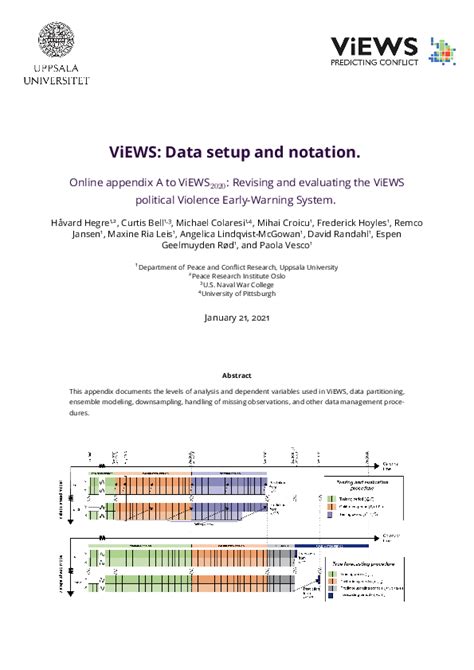 Pdf Online Appendix A To Views2020 Revising And Evaluating The Views Political Violence Early