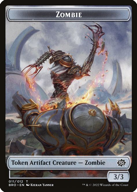 Zombie · The Brothers War Tokens Tbro 11 · Scryfall Magic The
