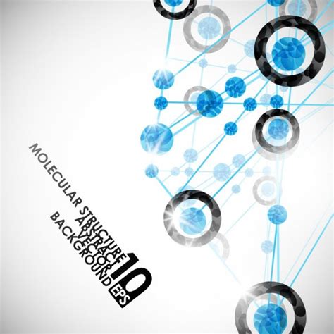 Molecular Structure Abstract Background Stock Vector Image By ©sergio77 13599617