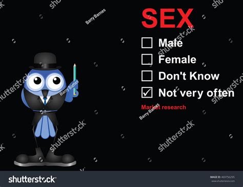 Sex Market Research Questionnaire On Black Stock Vector Royalty Free