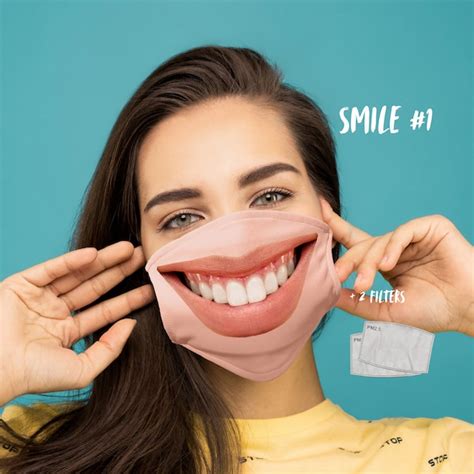 Smile Mask Etsy