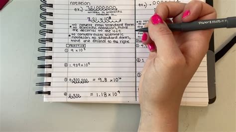 Scientific Notation Nc 8th Grade Math Youtube