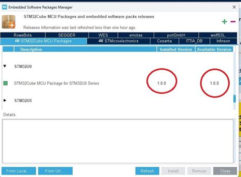 Solved Support For Stm32u0 Series In Stmcubemx Stmicroelectronics Community