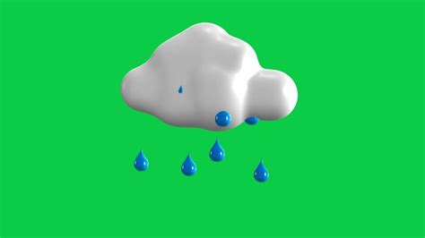 Rain Cloud Animation Stock Video Footage For Free Download