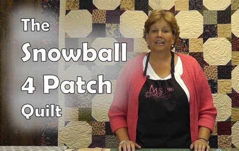The Snowball 4 Patch Quilt