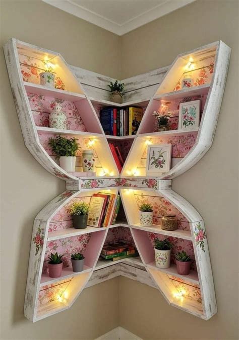 Diy Butterfly Shelf Butterfly Furniture Decorative Shelving For