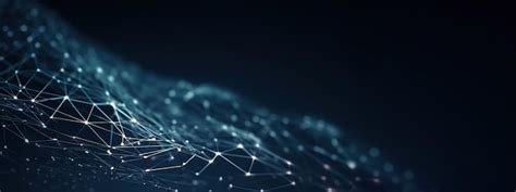 Premium Ai Image Abstract Geometric Background Plexus Mesh Backdrop