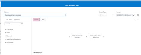 Solved Sas Visual Analytics Edit Calculated Data With Condition