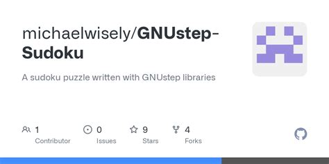 github michaelwisely gnustep sudoku a sudoku puzzle written with