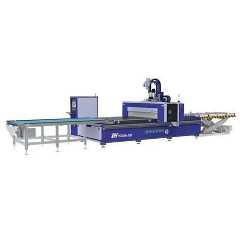 Automatic Panel Furniture Production Line Nesting Cnc Router For Sale