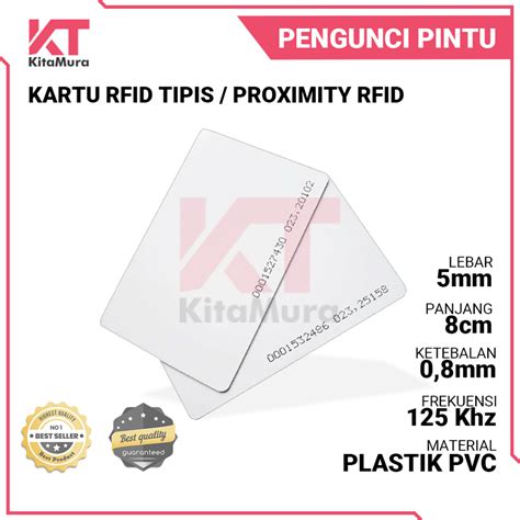 Jual Kartu Rfid Proximity Kartu Rfid Tipis Khz Proximity Shopee Indonesia