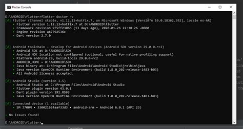 Android Studio Flutter No Device Stack Overflow en español