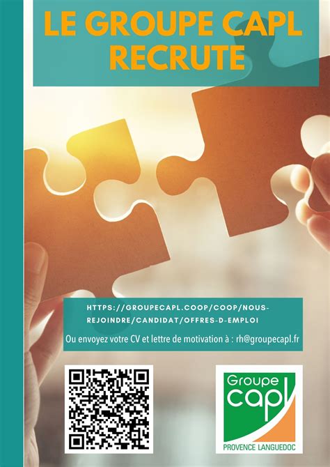 Groupe 📌 Le Groupe Capl Recrute Et Si Cétait Vous Notre Prochaine Recrue 👉 Découvrez