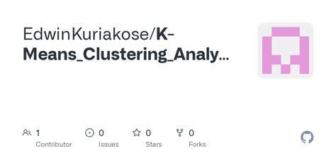 Github Edwinkuriakosek Meansclusteringanalysis