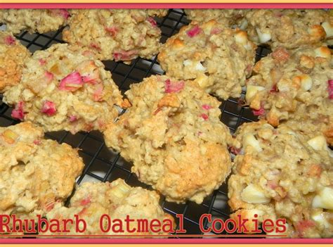 Rhubarb Oatmeal Cookies Photo Rhubarb Recipes Rhubarb Oatmeal
