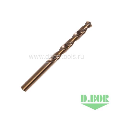 Сверло COBALT, HSS-Co DIN338 | D.BOR