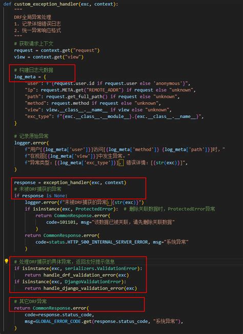 django drf 实战：自定义异常处理流程 小王子1024 博客园