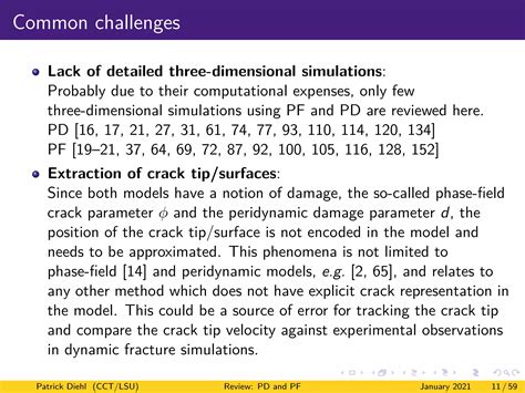 Emi 2021 A Comparative Review Of Peridynamics And Phase Field Models For Engineering Fracture