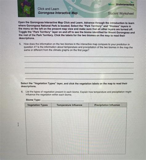 hhmi biolnteractive click and learn gorongosa