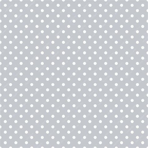 premium vector polka dot seamless pattern grey and white dotted