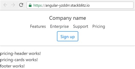 Rebuilding A Bootstrap Pricing Example Layout In Angular