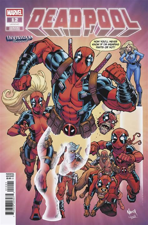 Deadpool 12 Todd Nauck Invisible Cover Fresh Comics