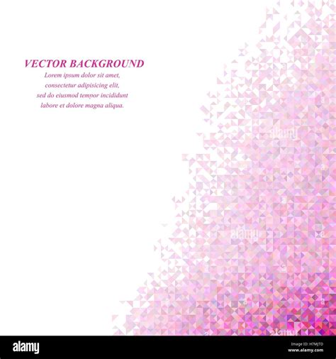 Colorful Triangle Mosaic Background Design Stock Vector Image And Art Alamy