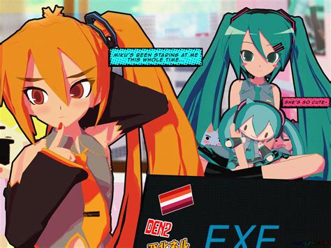 Miku X Neru By Majinkz On Deviantart