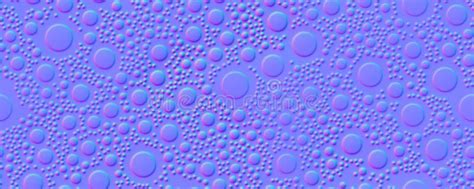 Normal Map Of Seamless Pattern With Milkshake Texture 3d Rendering Stock Illustration