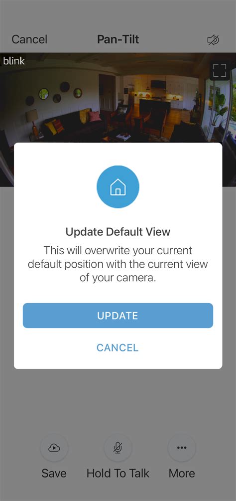 Pan Tilt Features And Controls — Blink Support