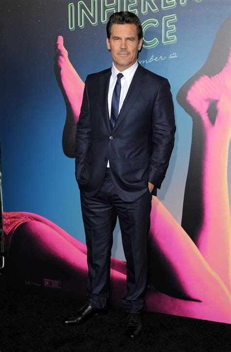 Josh Brolin Wears Ermenegildo Zegna To Inherent Vice Premiere