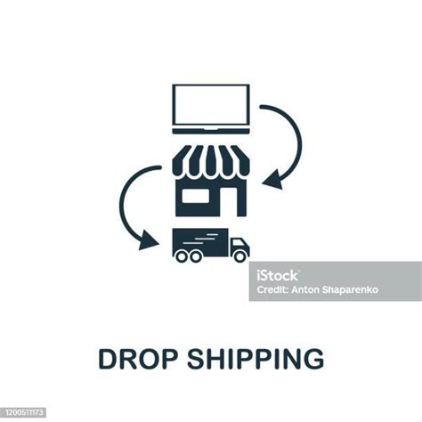 배송 벡터 아이콘 기호를 놓습니다 수동 소득 아이콘 컬렉션에서 창조적 인 기호 컴퓨터 및 모바일용 플랫 드롭 배송 아이콘 가득 3차원 형태에 대한 스톡 벡터 아트 및 기타