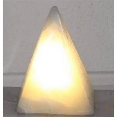 Sculptural Shape Selenite Prism Lamp White At Best Price In Ghaziabad