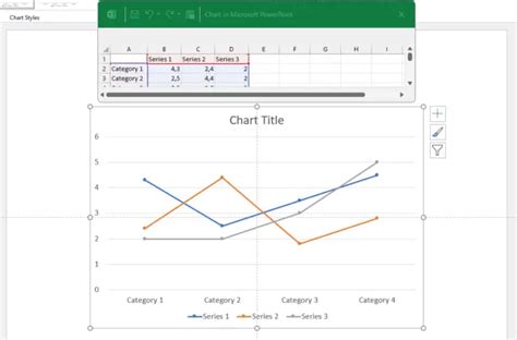 How To Insert And Edit A Line Chart In PowerPoint Vegaslide