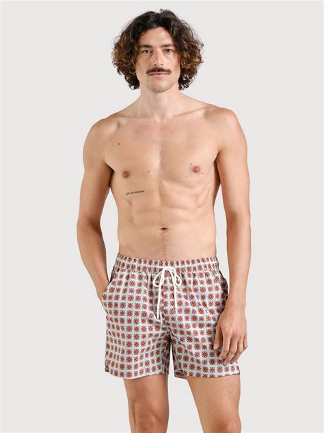 Swimshorts Birka Medallion Checks Dedicated