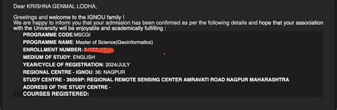 Krishna Lodha On Linkedin Excited To Share That Ive Been Admitted To The Ignou Geoinformatics