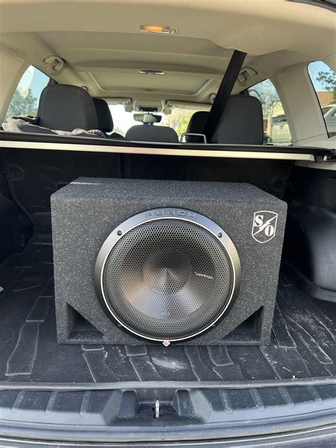 Ported Subwoofer Box Q Power Qbomb12tb Single 12 In Triangle Ported